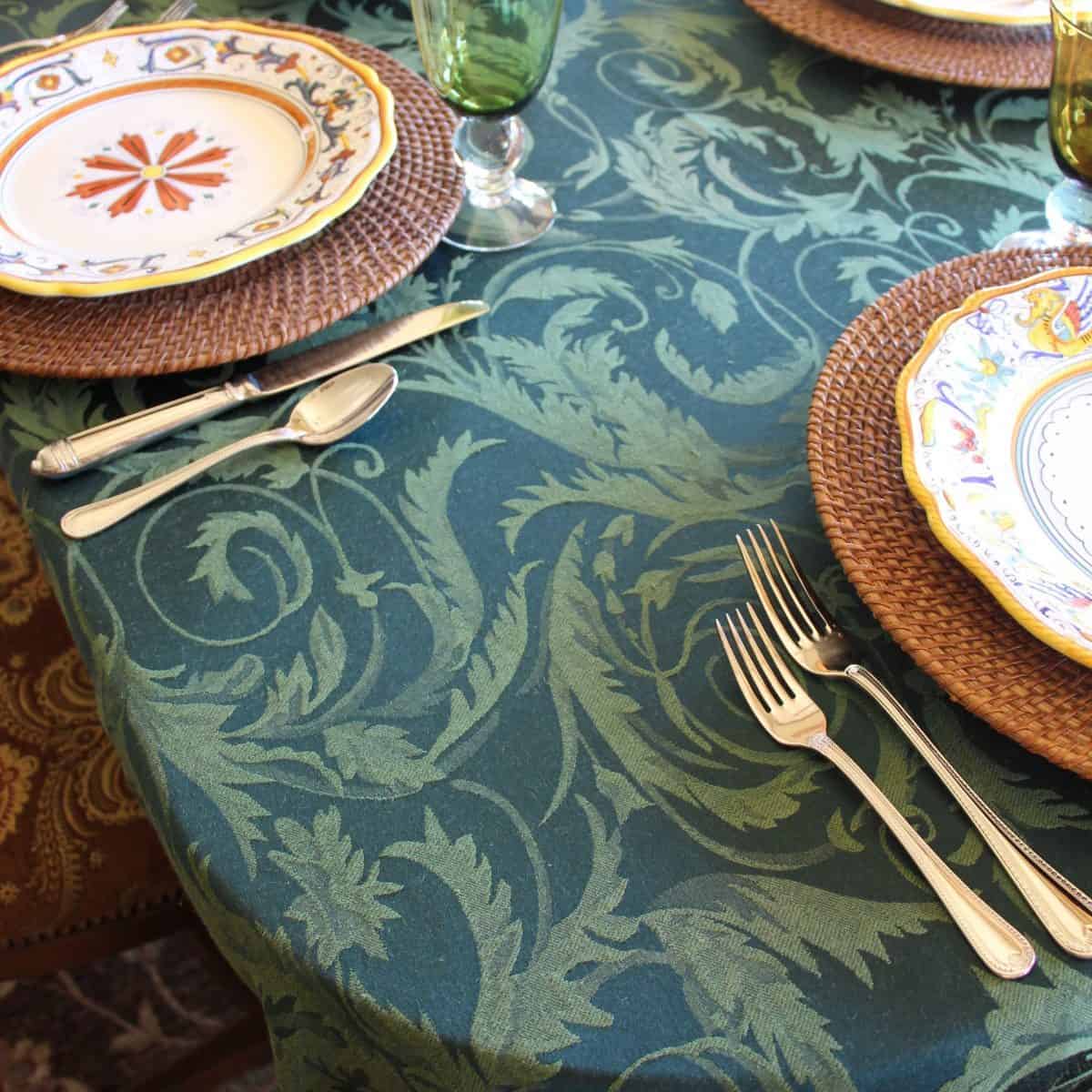 Melrose Damask - Fabric Swatches Premier Table Linens